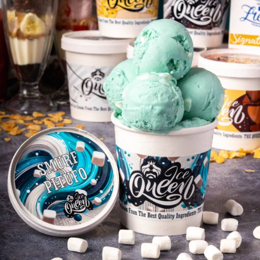 Smurf Pitufo Ice Cream – The Queen of Ice Cream